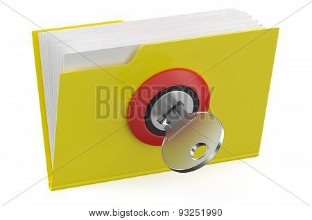 Yellow Folder Icon Key Image & Photo (Free Trial) | Bigstock