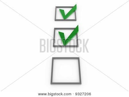 3d Green Check Box Image & Photo (Free Trial) | Bigstock