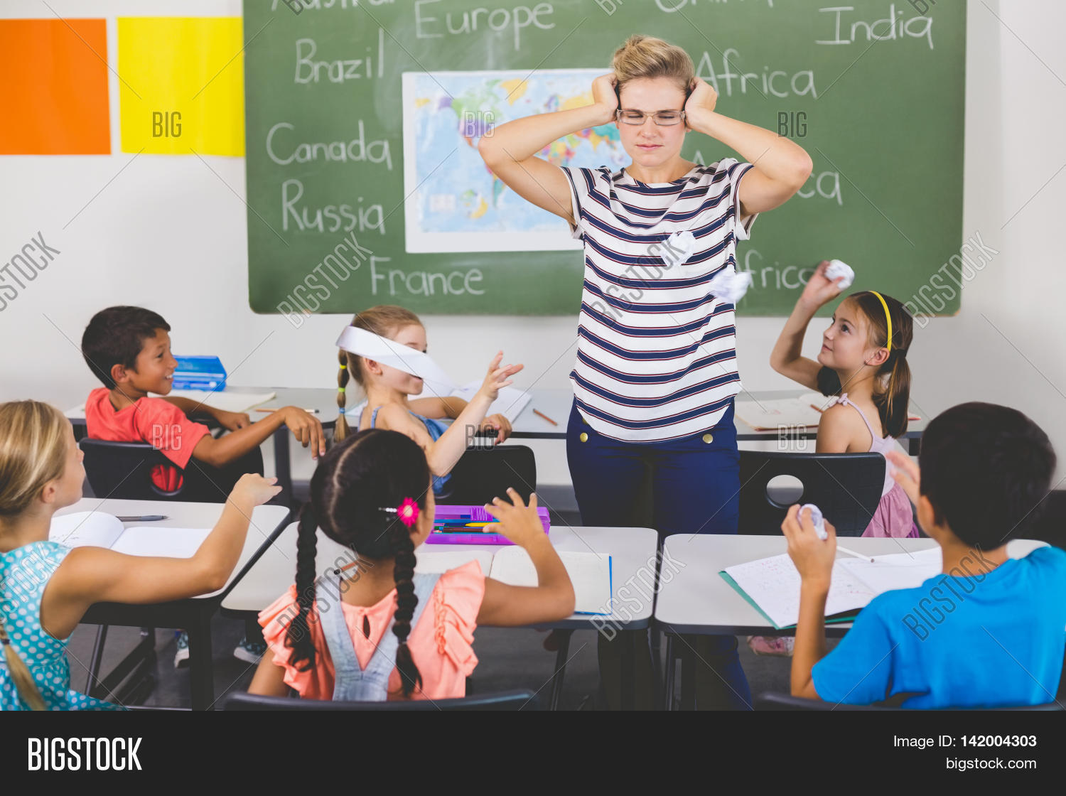 School Kids Throwing Image & Photo (Free Trial) | Bigstock