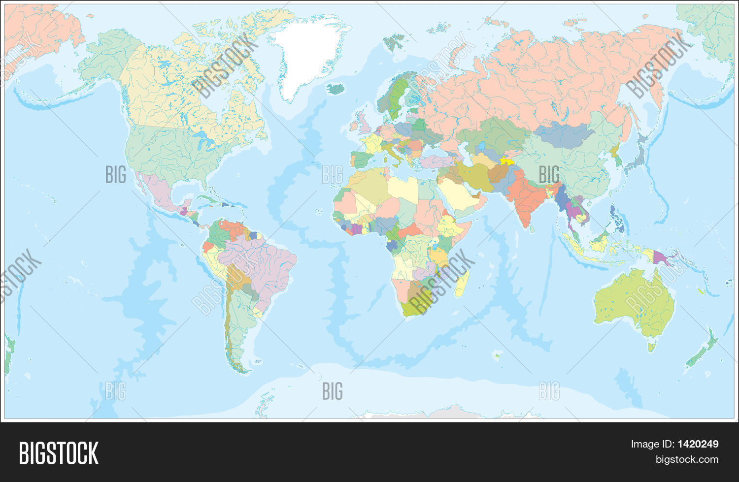 World Map Image & Photo (Free Trial) | Bigstock