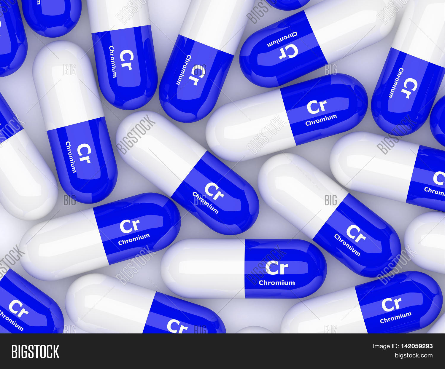 Chromium Pills Lying Image & Photo (Free Trial) | Bigstock