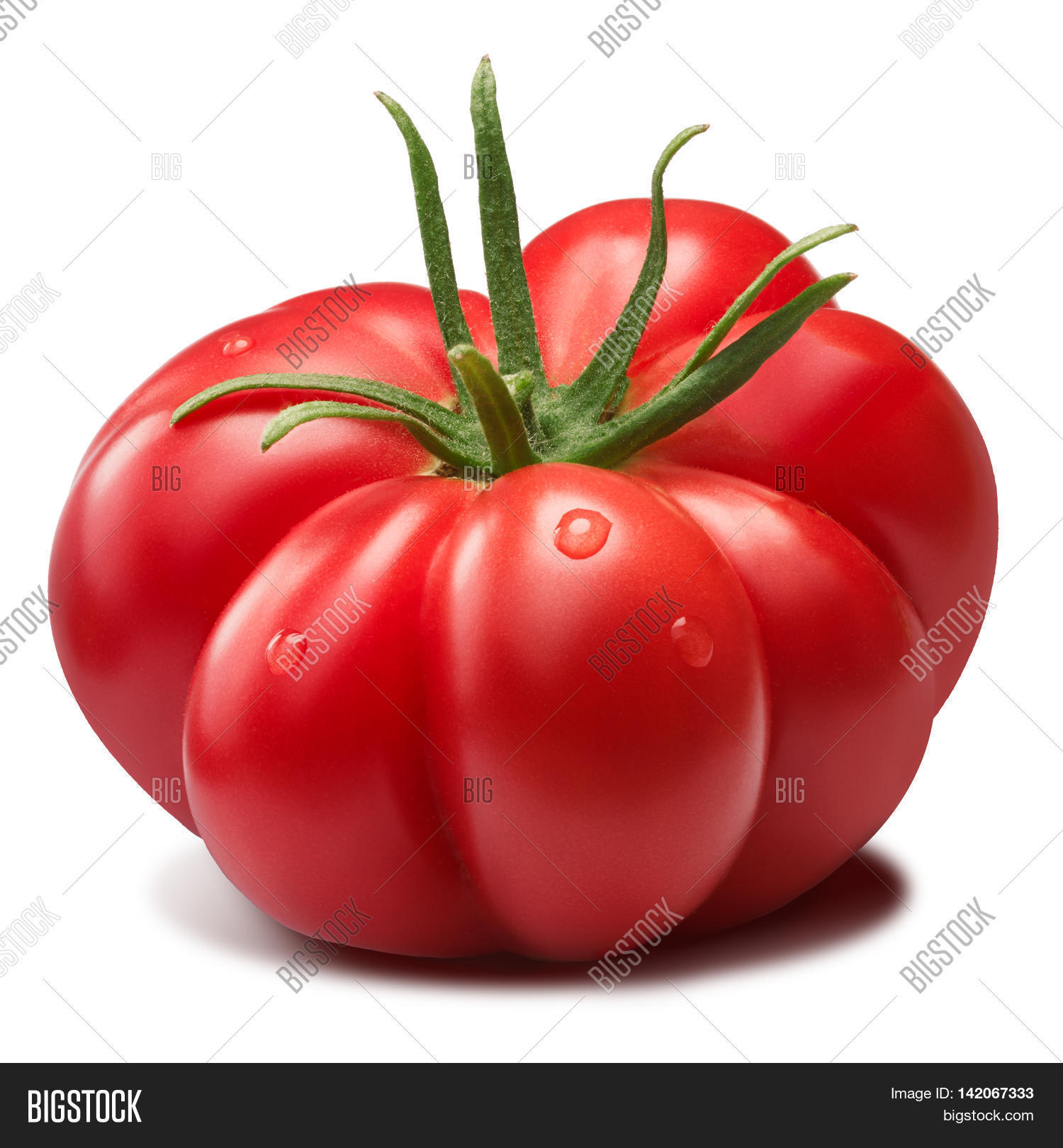 Ribbed Heirloom Tomato Image & Photo (Free Trial) | Bigstock