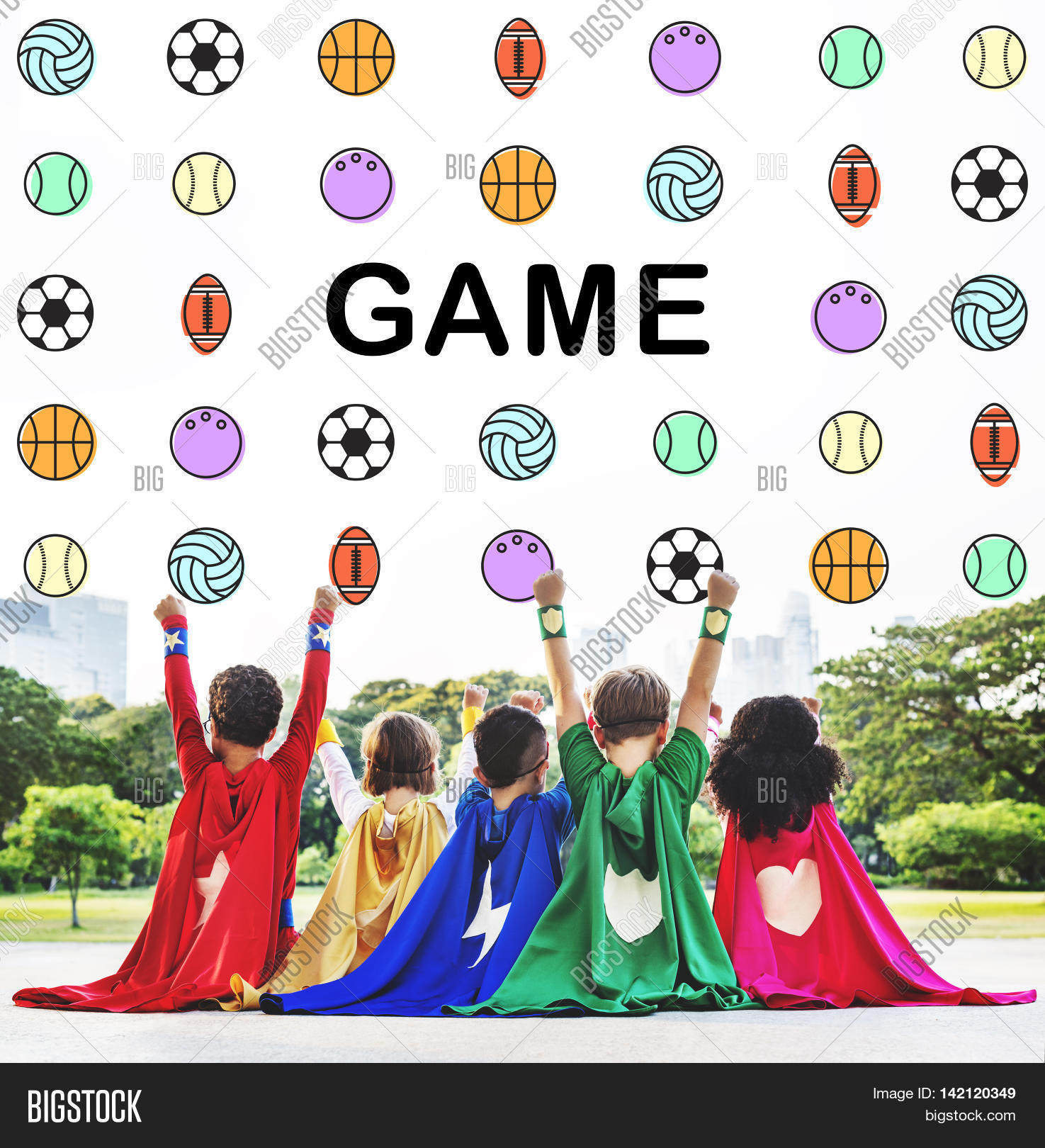 Kids Games Ball Sport Image & Photo (Free Trial) | Bigstock