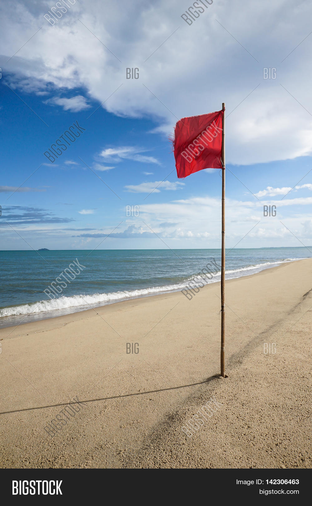 Warning Sign Red Flag Image & Photo (Free Trial) | Bigstock