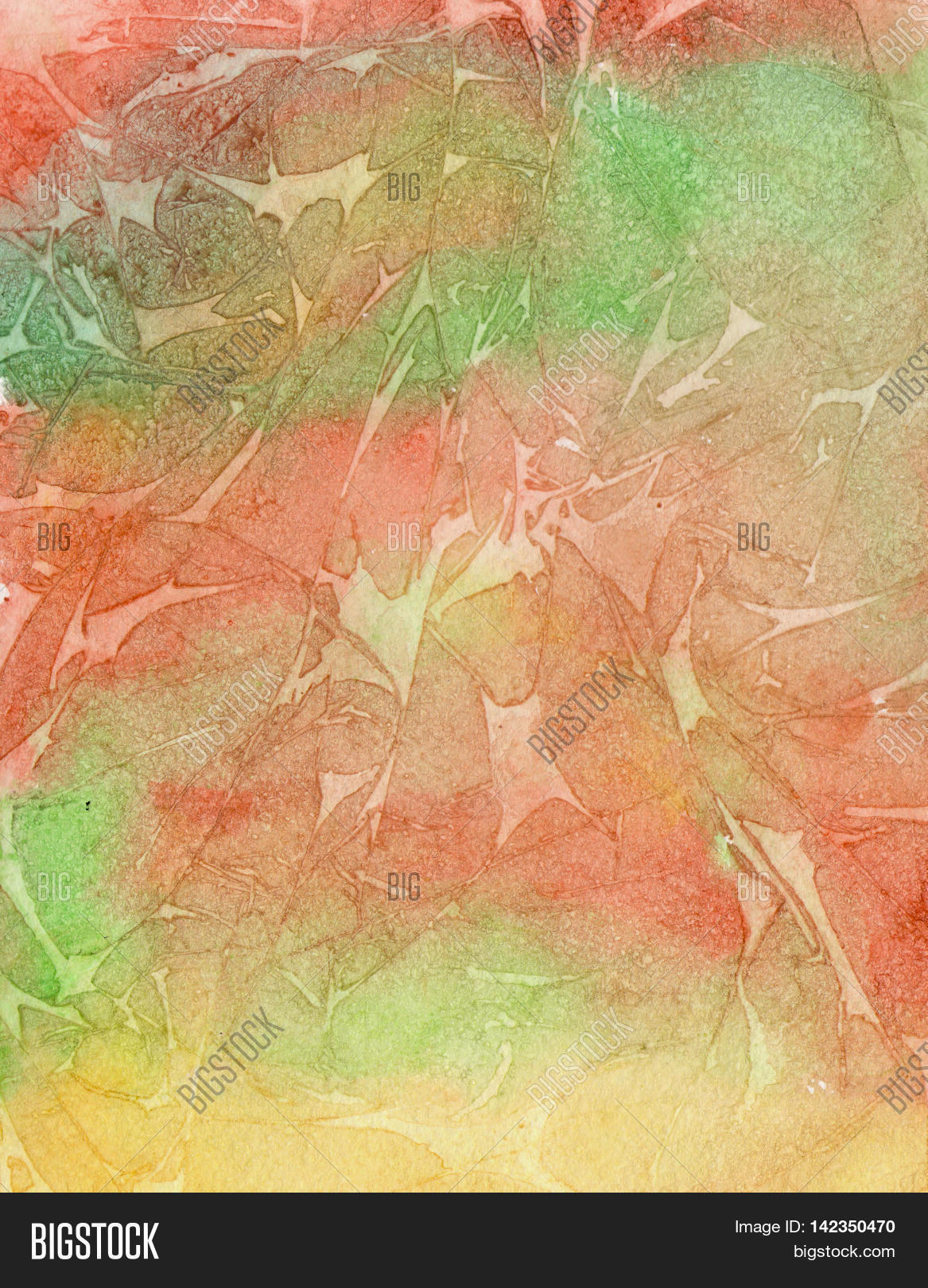 Watercolor Red Green Image & Photo (Free Trial) | Bigstock