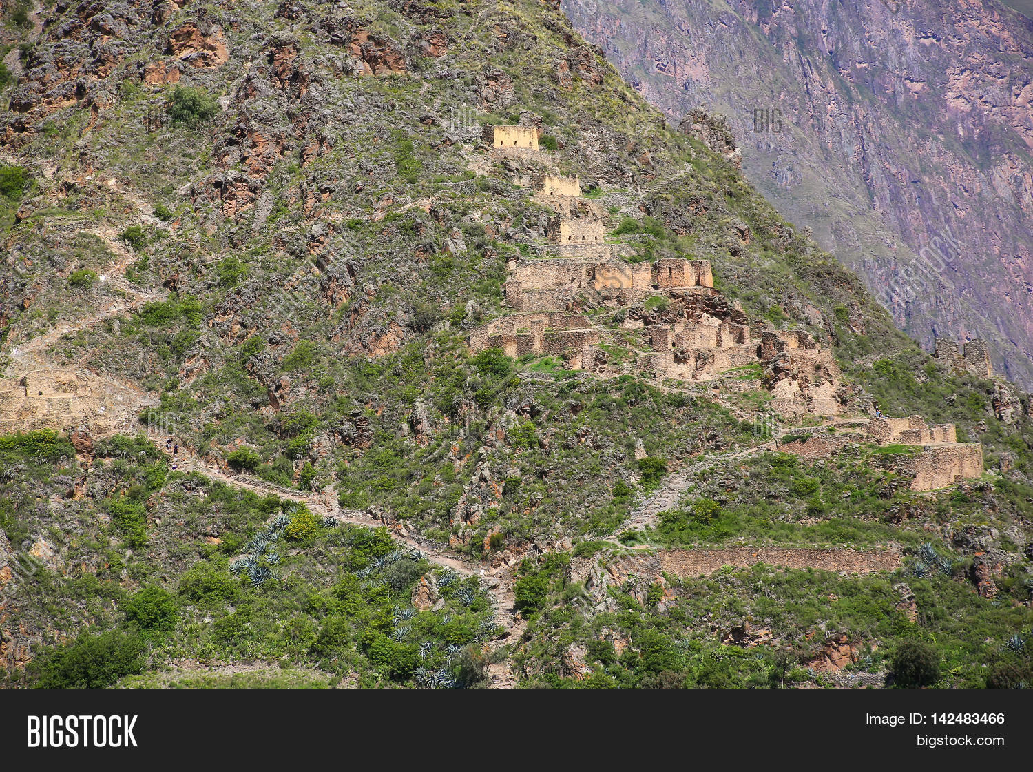 Inca Storehouses On Image & Photo (Free Trial) | Bigstock
