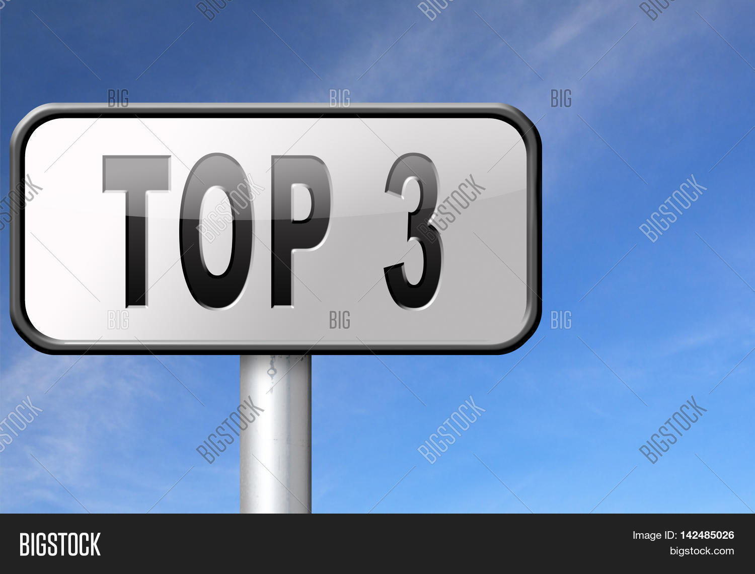Top 3 Charts List Pop Image & Photo (Free Trial) | Bigstock