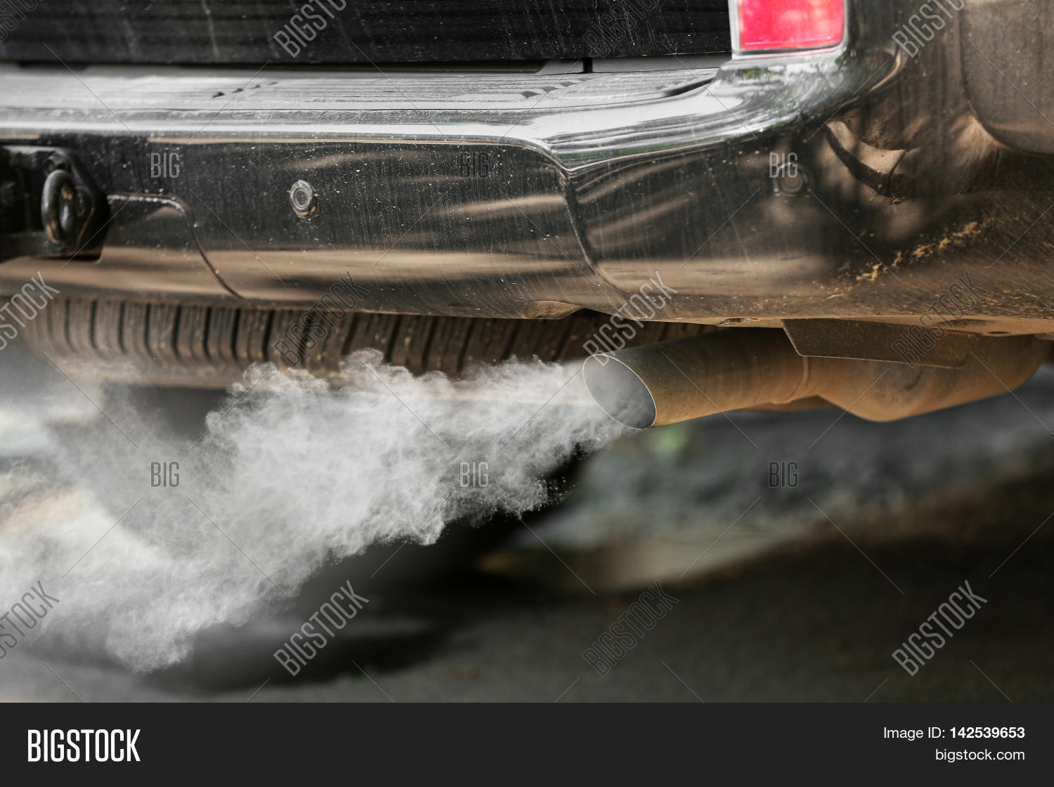 Exhaust Pipe Smoke Image & Photo (Free Trial) | Bigstock