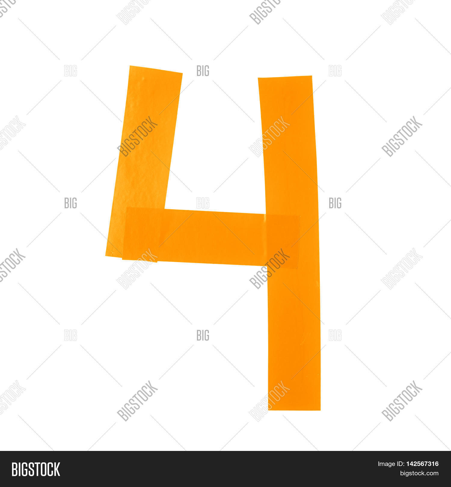 Number Four Symbol Image & Photo (Free Trial) | Bigstock