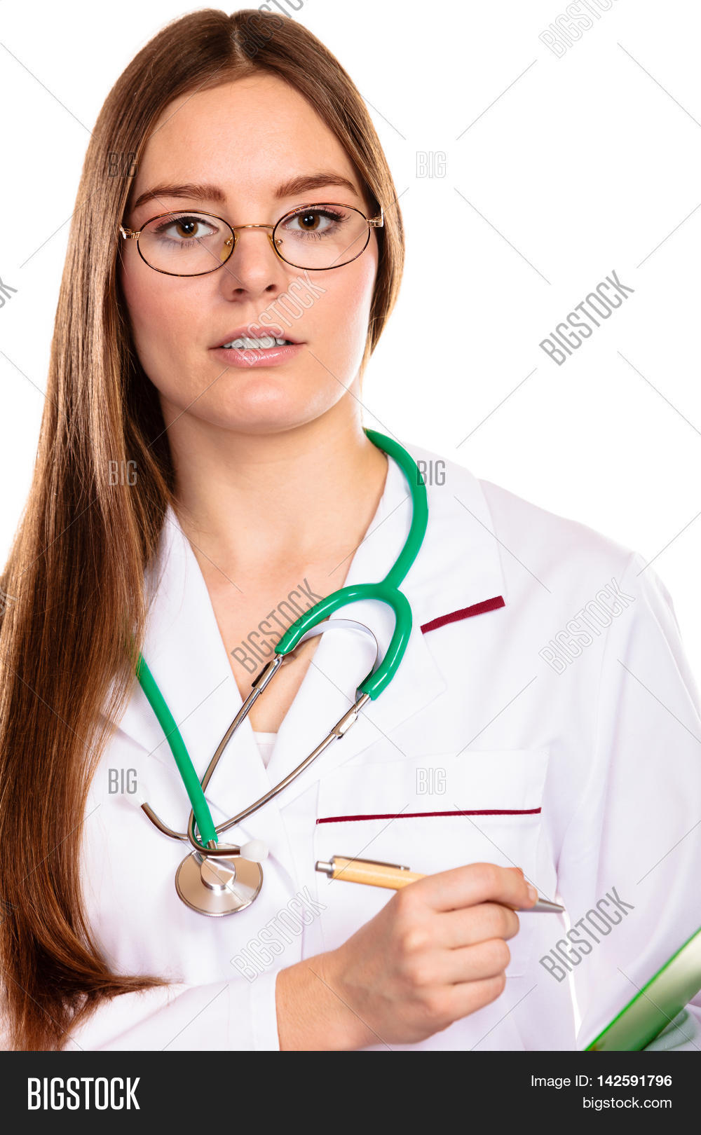 Woman Lab Coat Image & Photo (Free Trial) | Bigstock