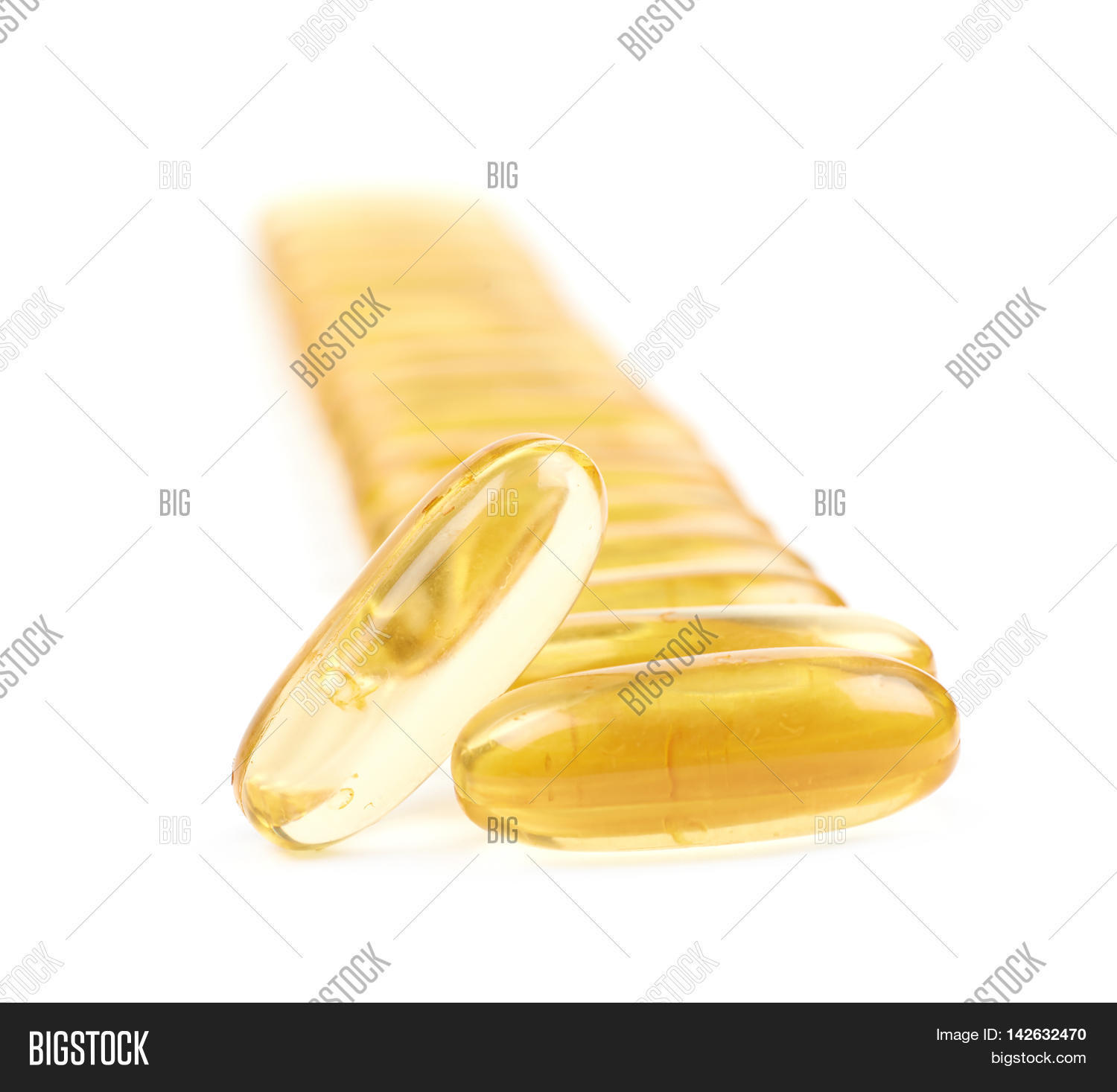 Line Yellow Softgel Image & Photo (Free Trial) | Bigstock