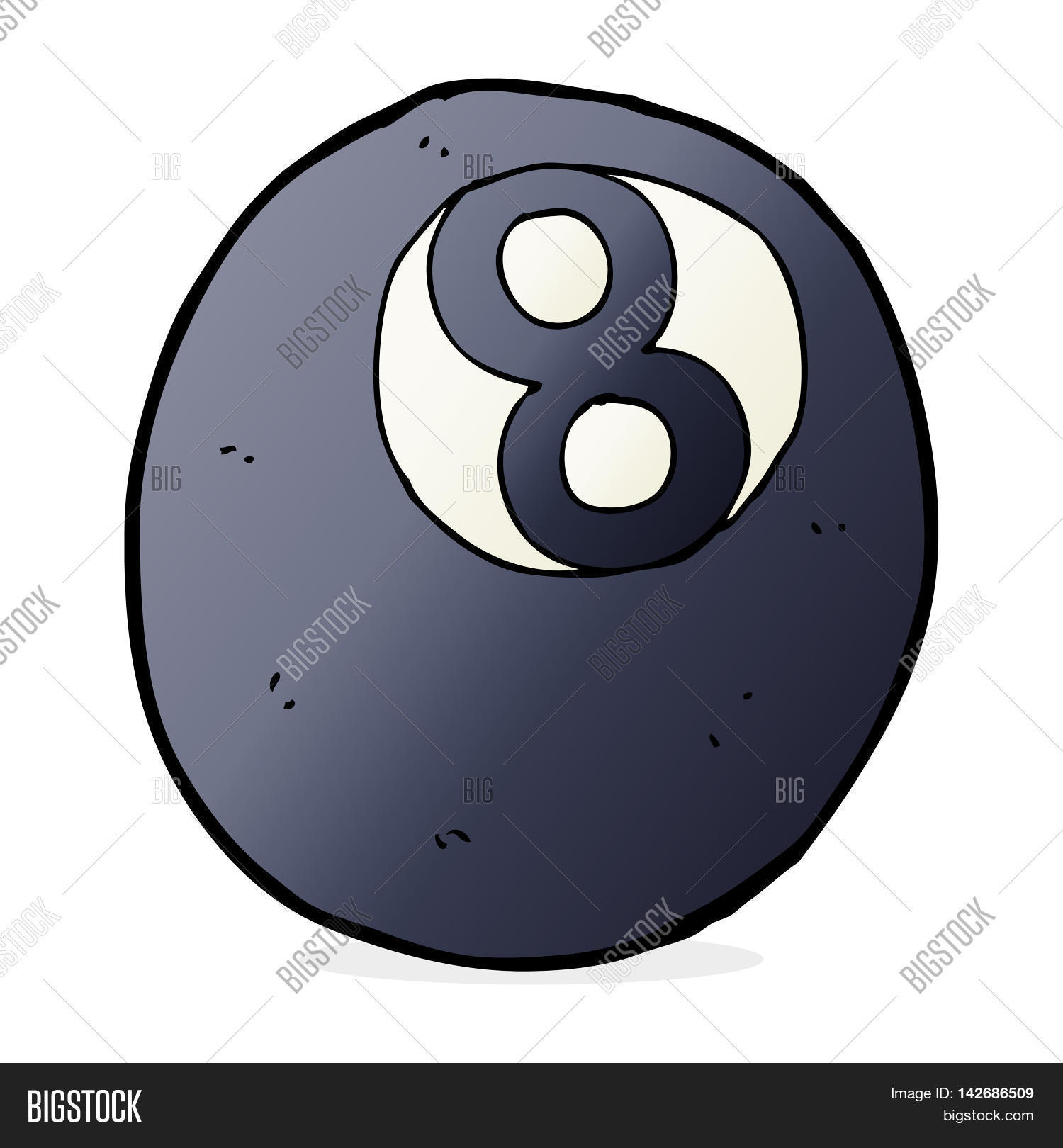 Cartoon Eight Ball Image & Photo (Free Trial) | Bigstock