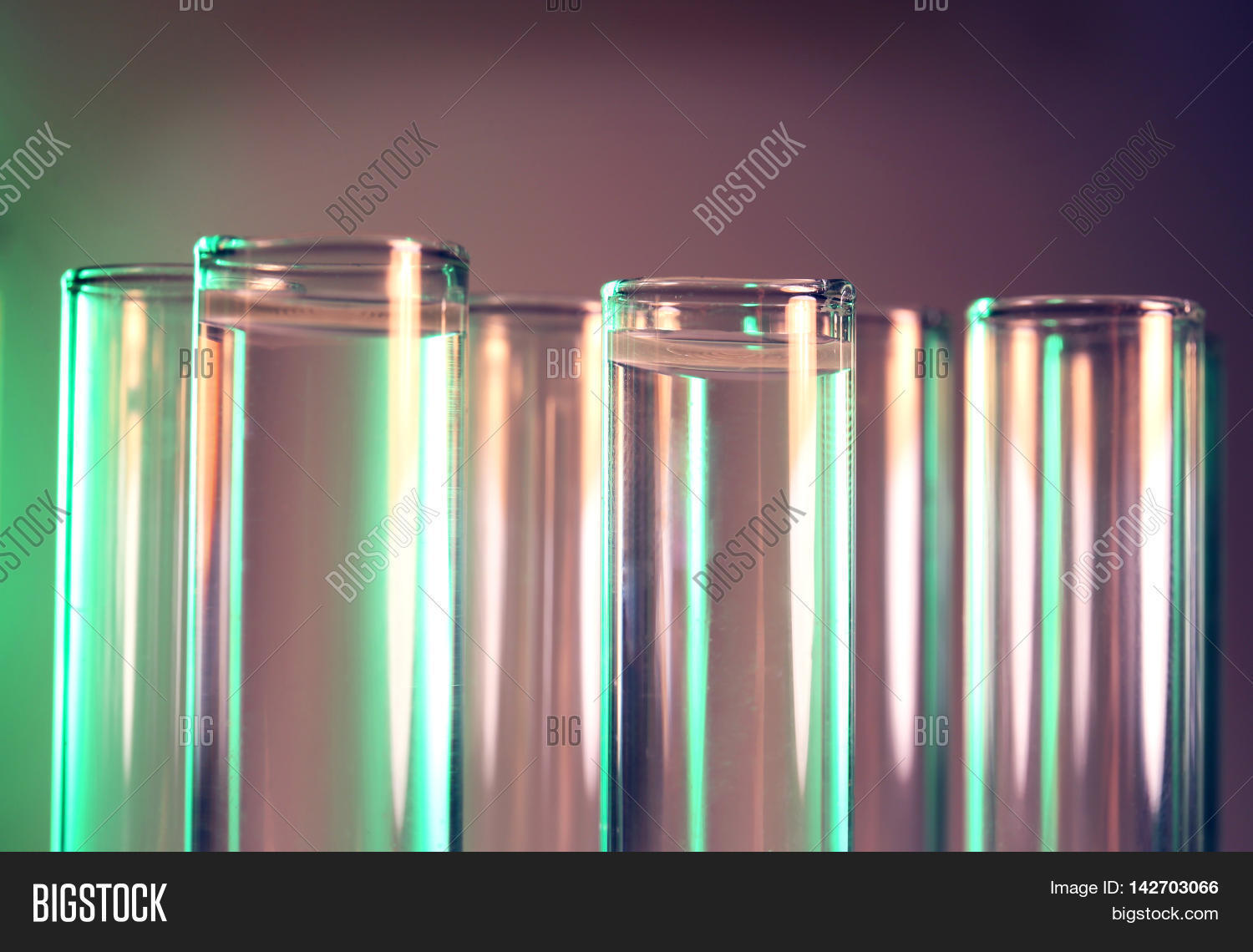 Test Tubes On Light Image & Photo (Free Trial) | Bigstock