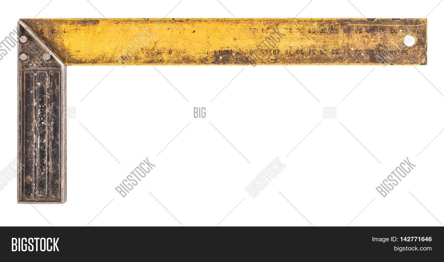Old Setsquare Isolated Image & Photo (Free Trial) | Bigstock