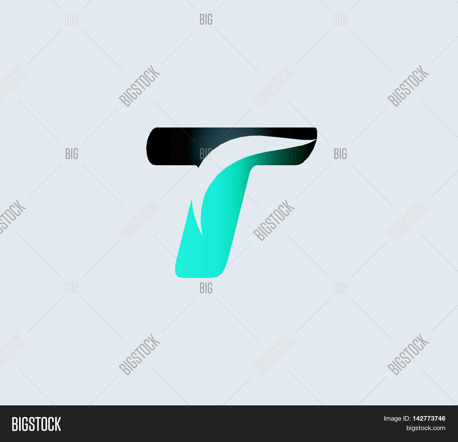 Letter T Logo. Letter Vector & Photo (Free Trial) | Bigstock