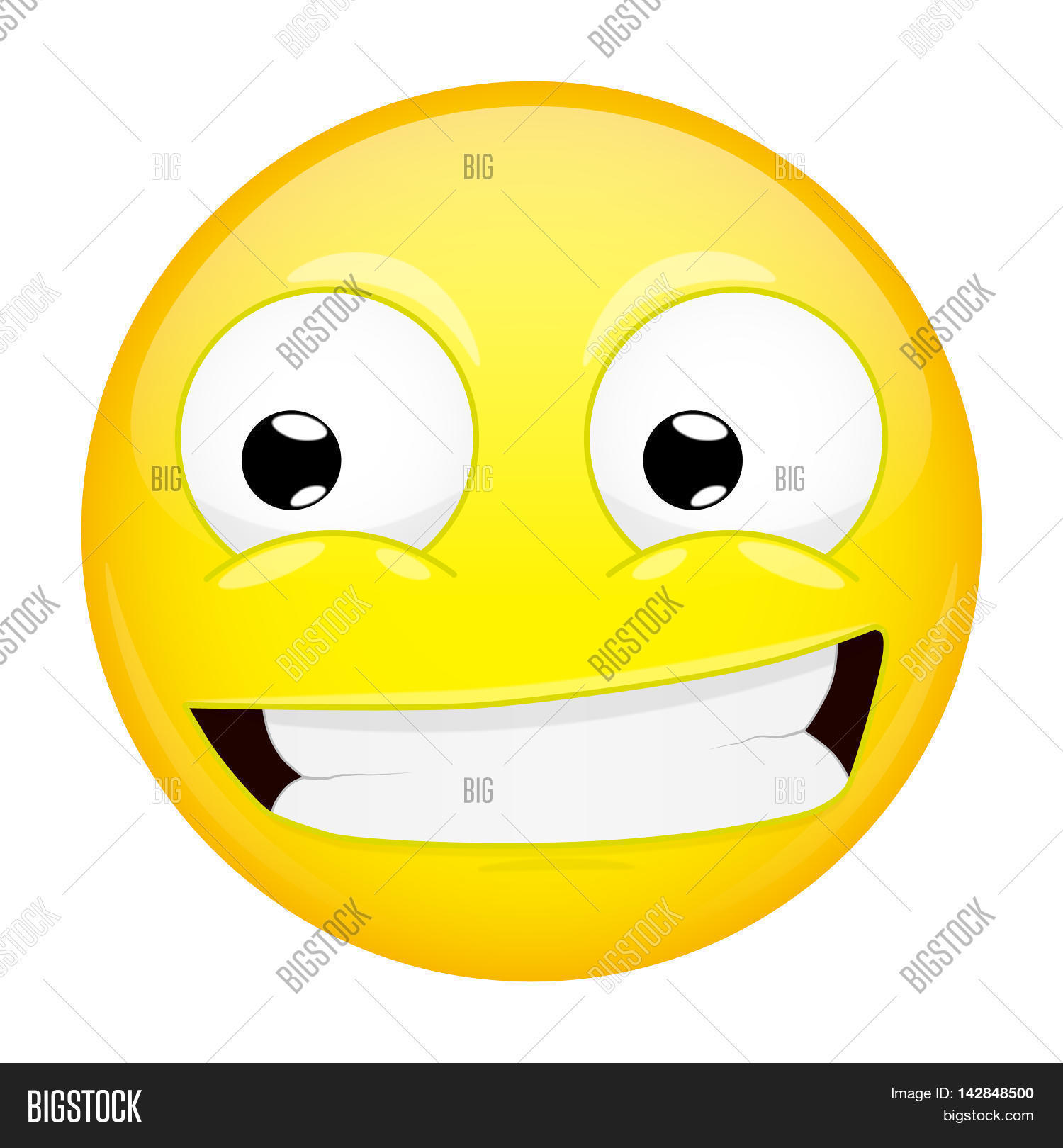 Smiling Emoji. Smirk Image & Photo (Free Trial) | Bigstock