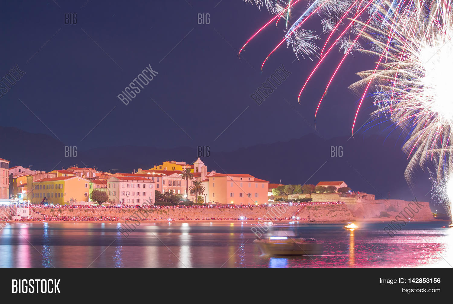 Ajaccio Bay Night Image & Photo (Free Trial) | Bigstock