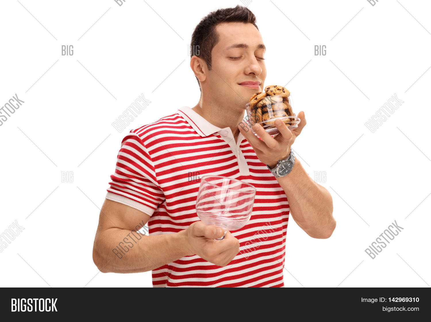 Young Man Smelling Image & Photo (Free Trial) | Bigstock