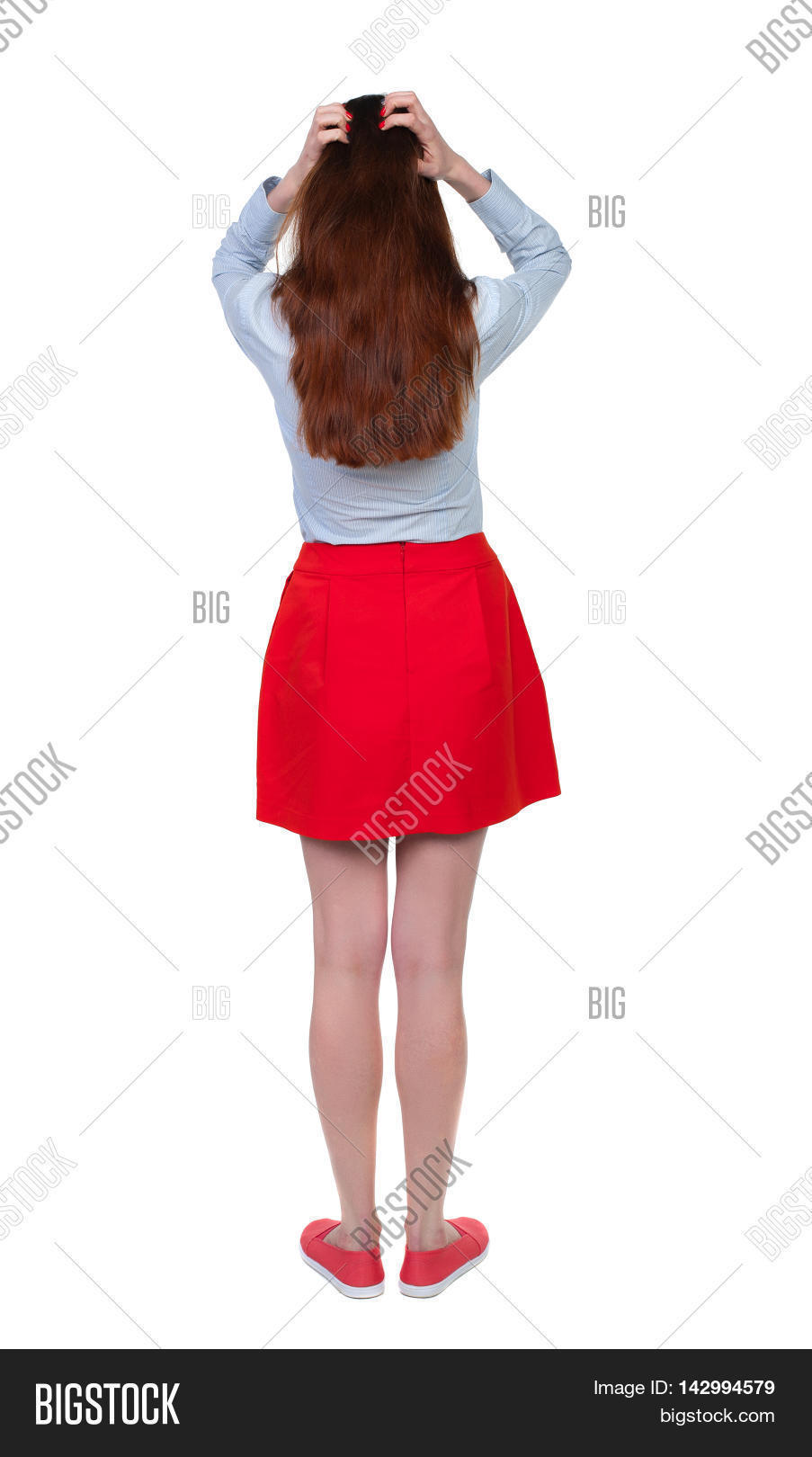 Back View Standing Image & Photo (Free Trial) | Bigstock