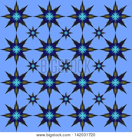 Blue Star Pattern. Vector & Photo (Free Trial) | Bigstock
