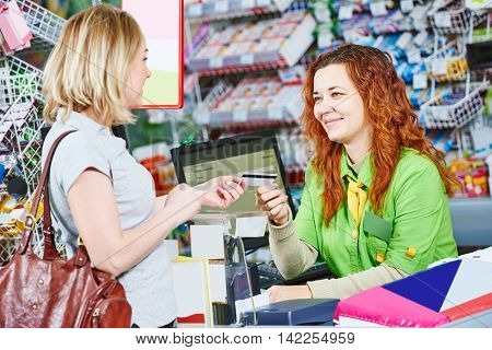 Shopping. Check Out Image & Photo (Free Trial) | Bigstock
