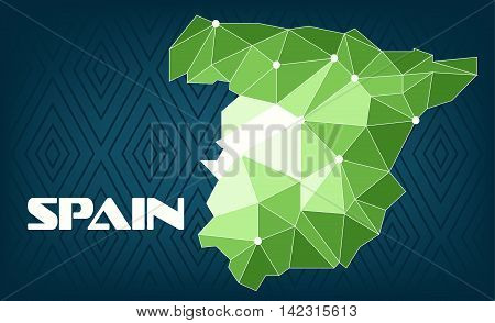 Spain Country Map Vector & Photo (Free Trial) | Bigstock
