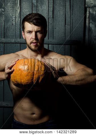 Muscular Guy Pumpkin Image & Photo (Free Trial) | Bigstock