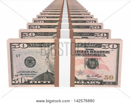 Stacks Money. Fifty Image & Photo (Free Trial) | Bigstock