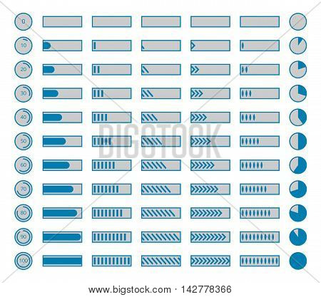 Progress Bars, Vector & Photo (Free Trial) | Bigstock
