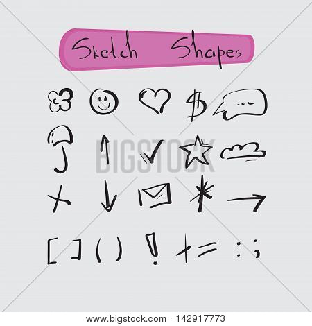Sketch Shapes Vector & Photo (Free Trial) | Bigstock