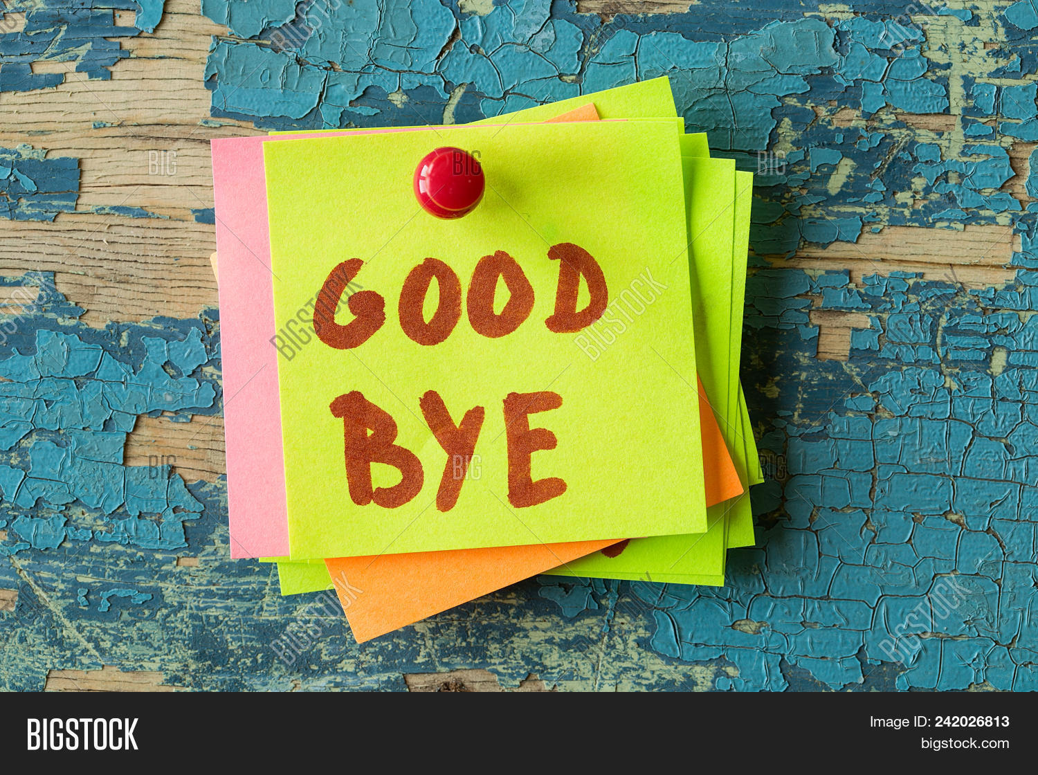 Good Bye Text Written Image & Photo (Free Trial) | Bigstock