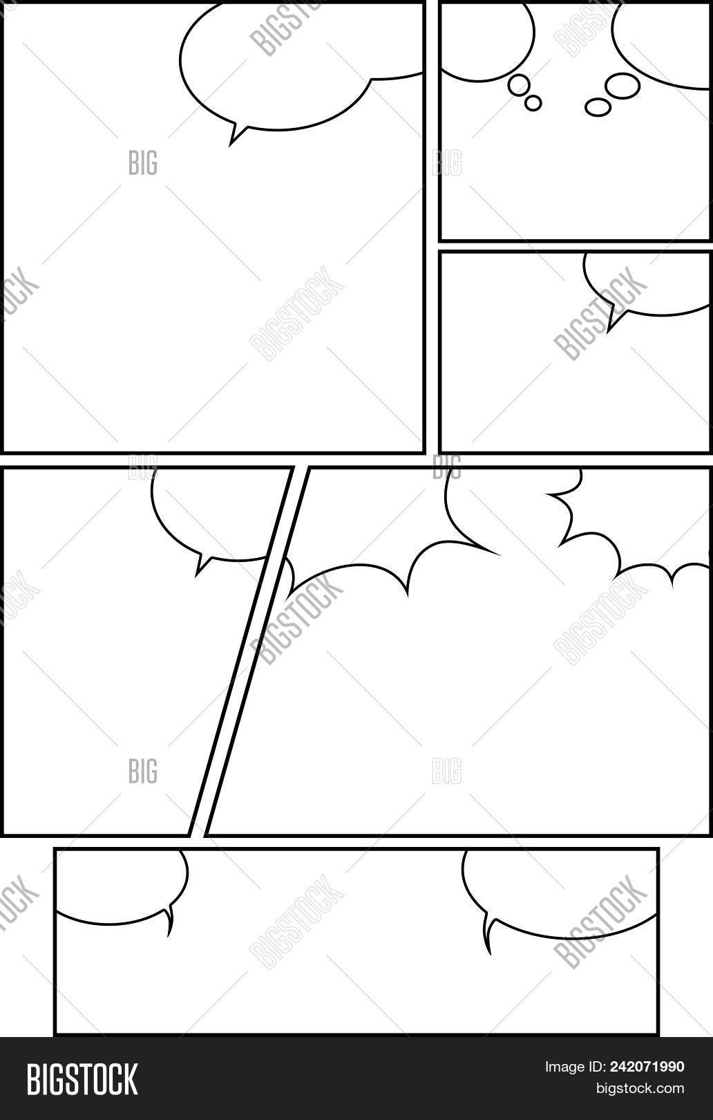 Comic Storyboard Vector & Photo (Free Trial) | Bigstock