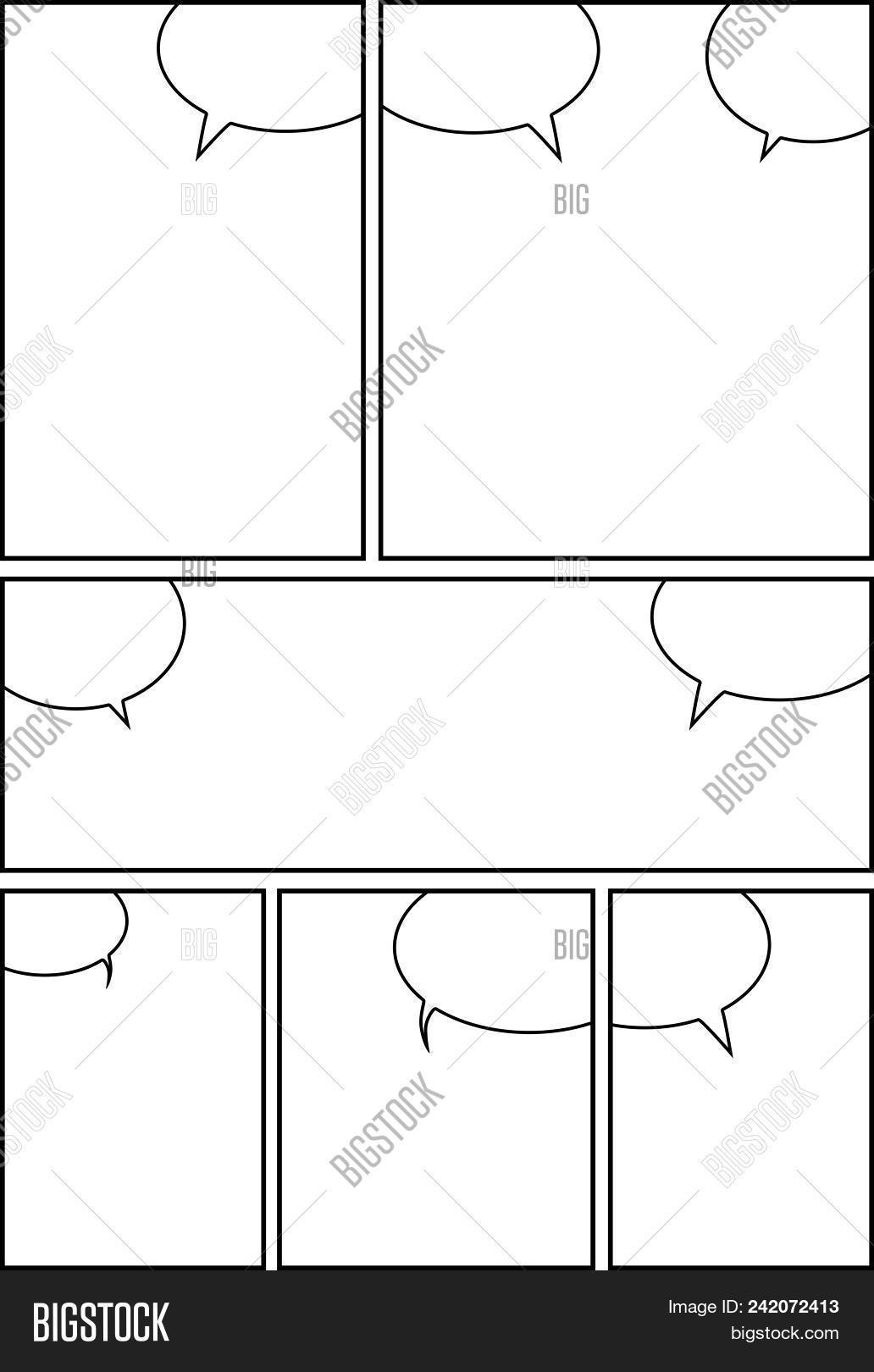 Comic Storyboard Vector & Photo (Free Trial) | Bigstock