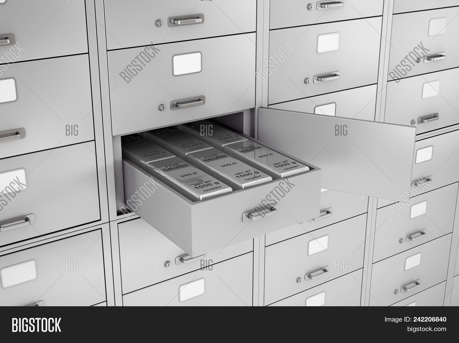 Stack Silver Bars Image & Photo (Free Trial) | Bigstock