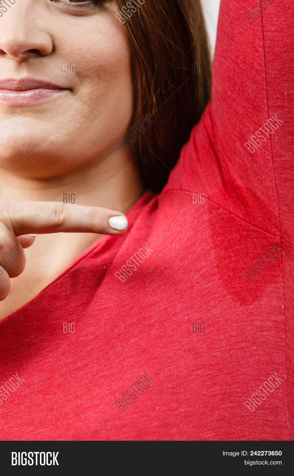 Sweaty Girl Pointing Image & Photo (Free Trial) | Bigstock
