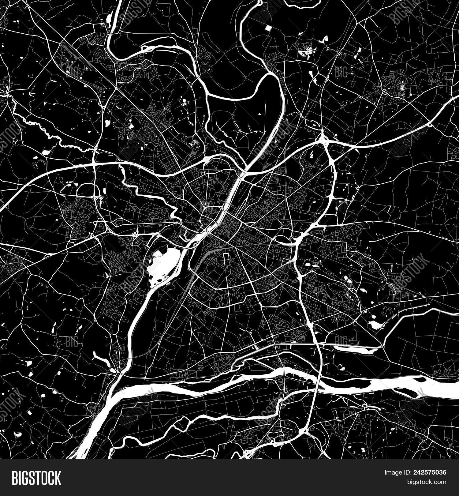 Area Map Angers, Vector & Photo (Free Trial) | Bigstock