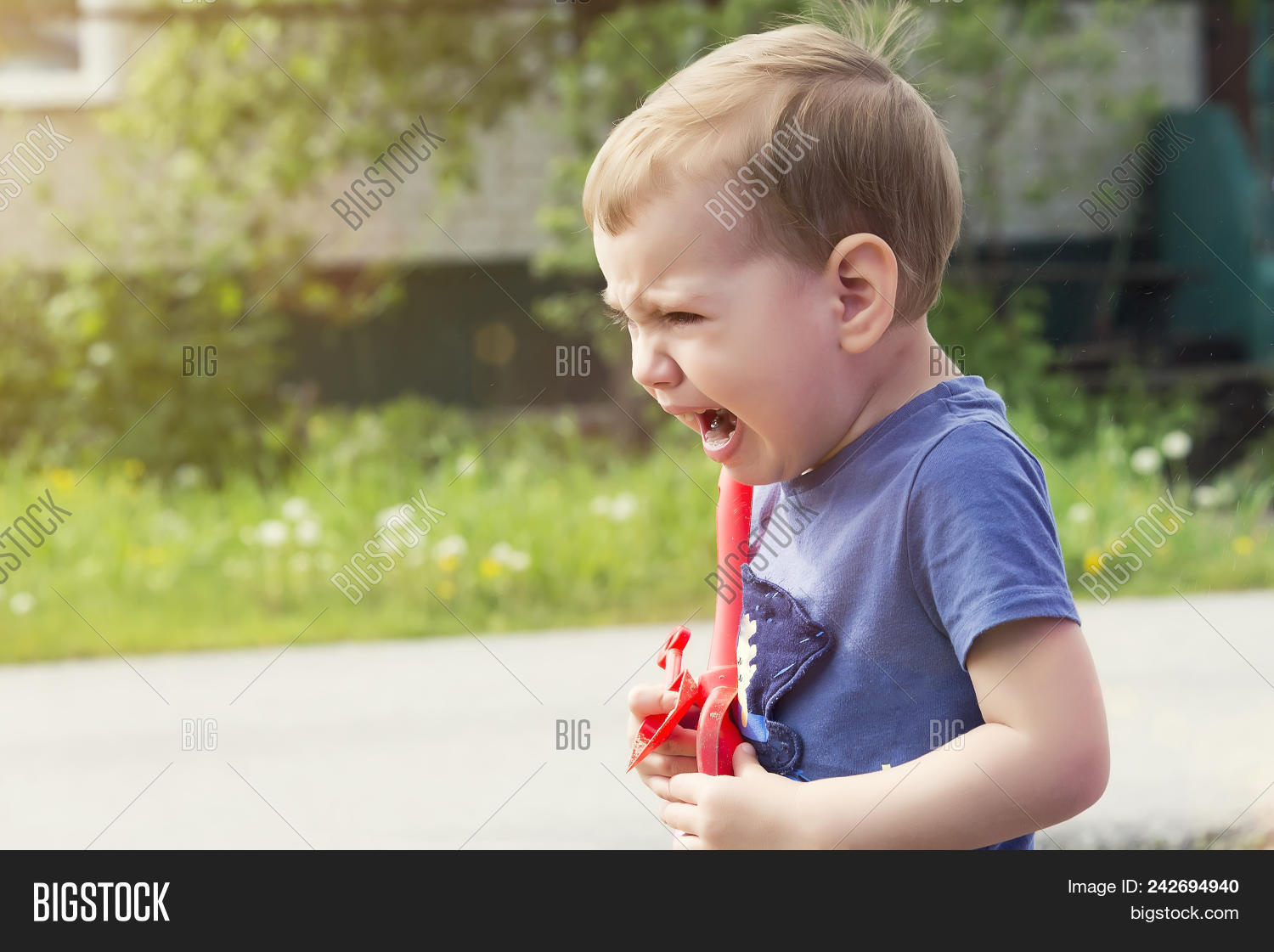 Child Cries Resentment Image & Photo (Free Trial) | Bigstock