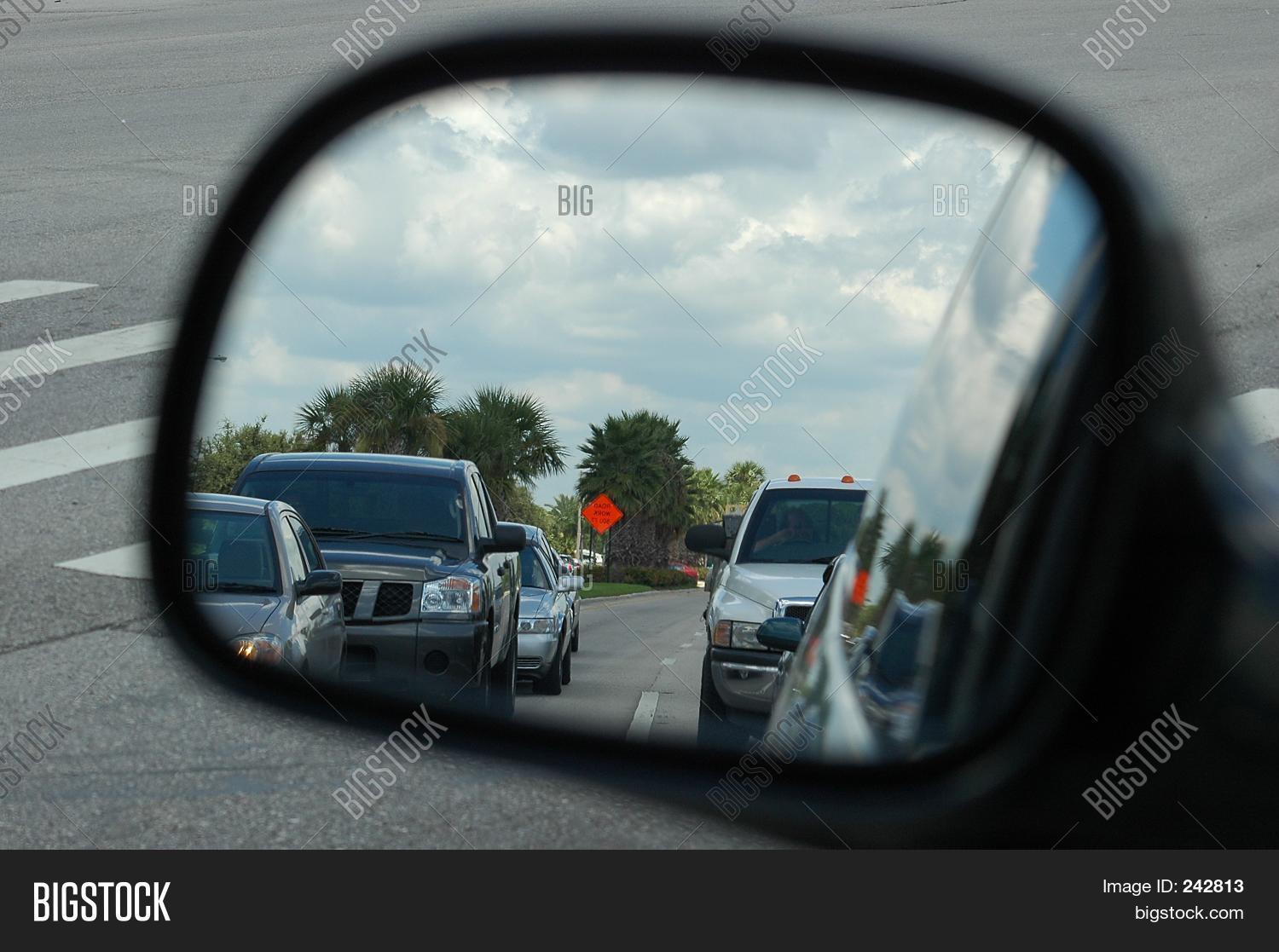 Rear View Mirror Image & Photo (Free Trial) | Bigstock