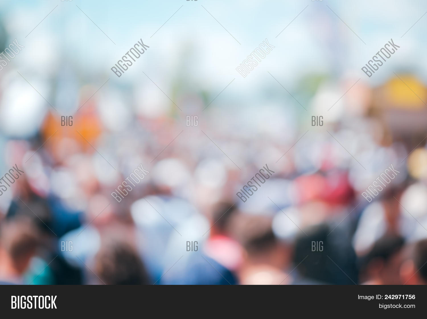 Blur Crowd On City Image & Photo (Free Trial) | Bigstock
