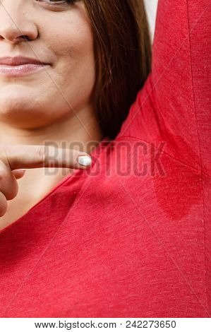 Sweaty Girl Pointing Image & Photo (Free Trial) | Bigstock