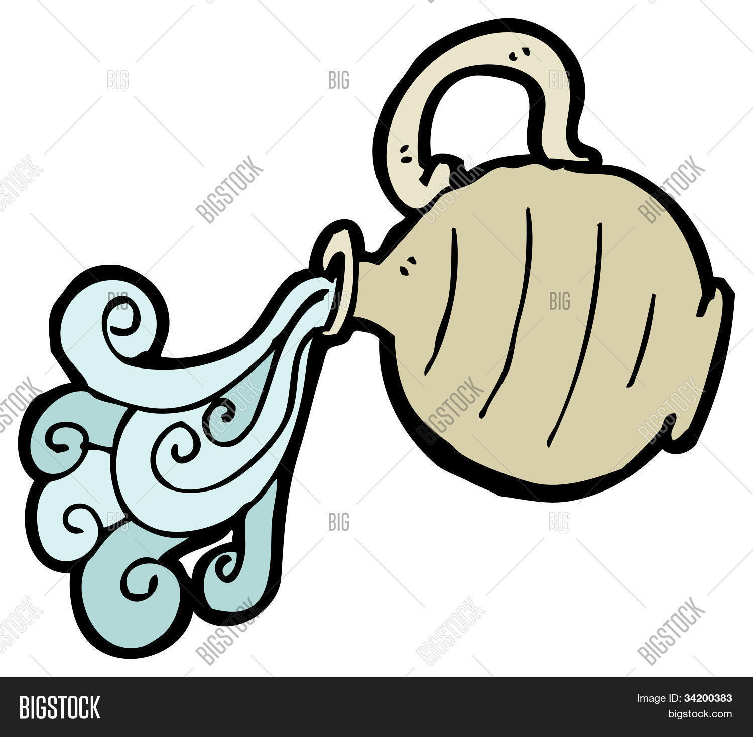 Cartoon Pouring Jug Image & Photo (Free Trial) | Bigstock