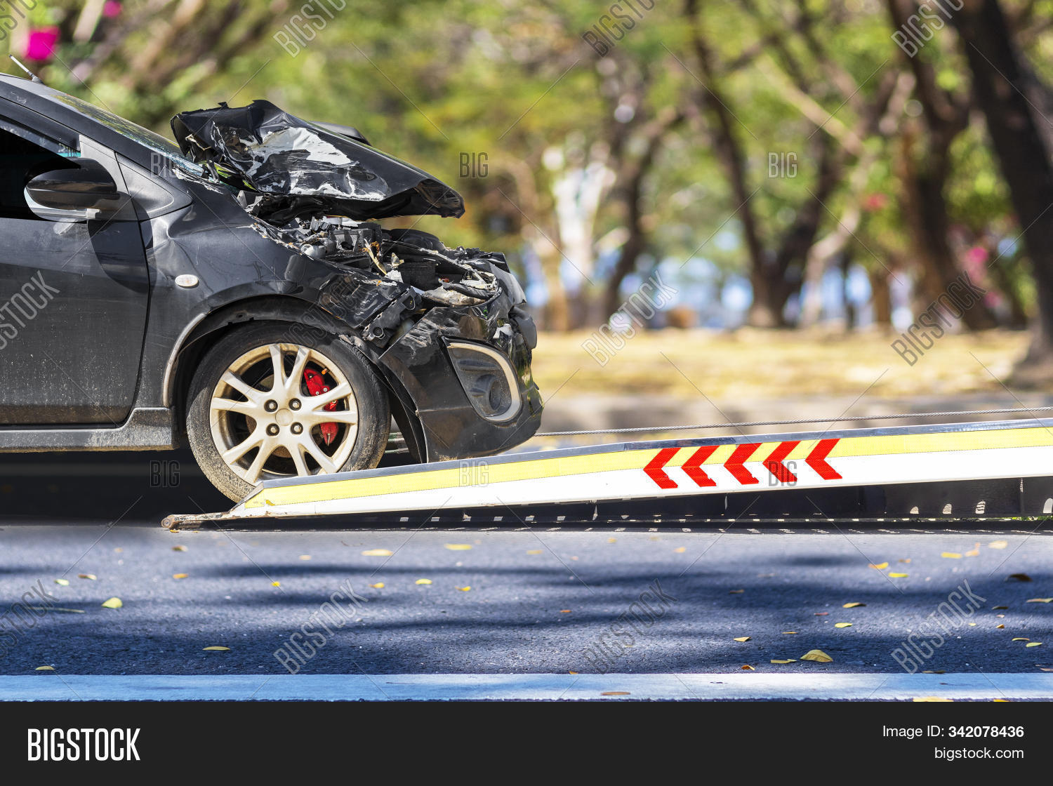 Accident Car Slide On Image & Photo (Free Trial) | Bigstock