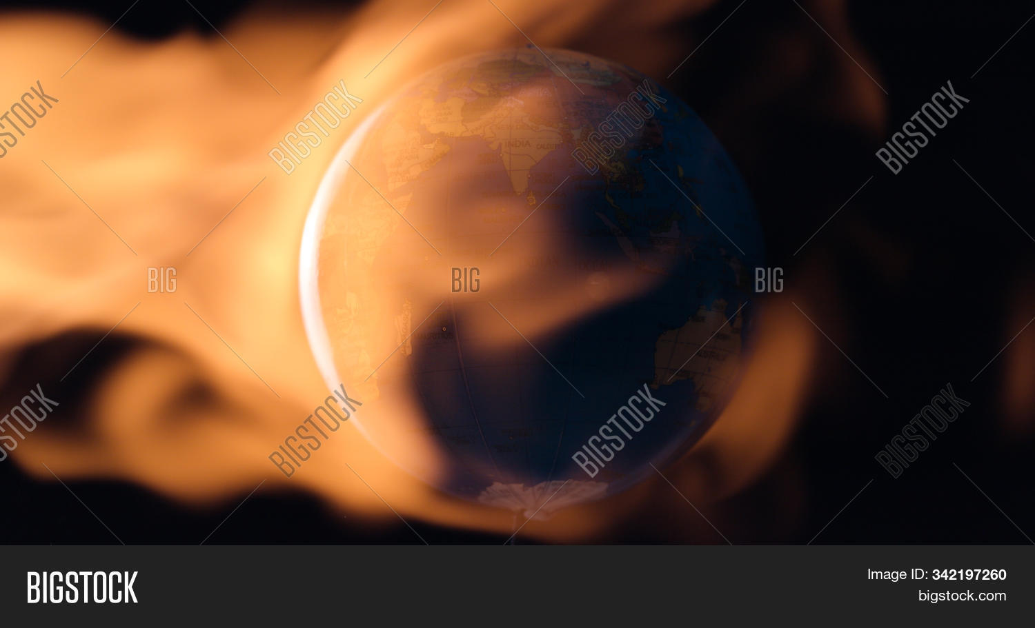 Burning Planet Earth Image & Photo (Free Trial) | Bigstock