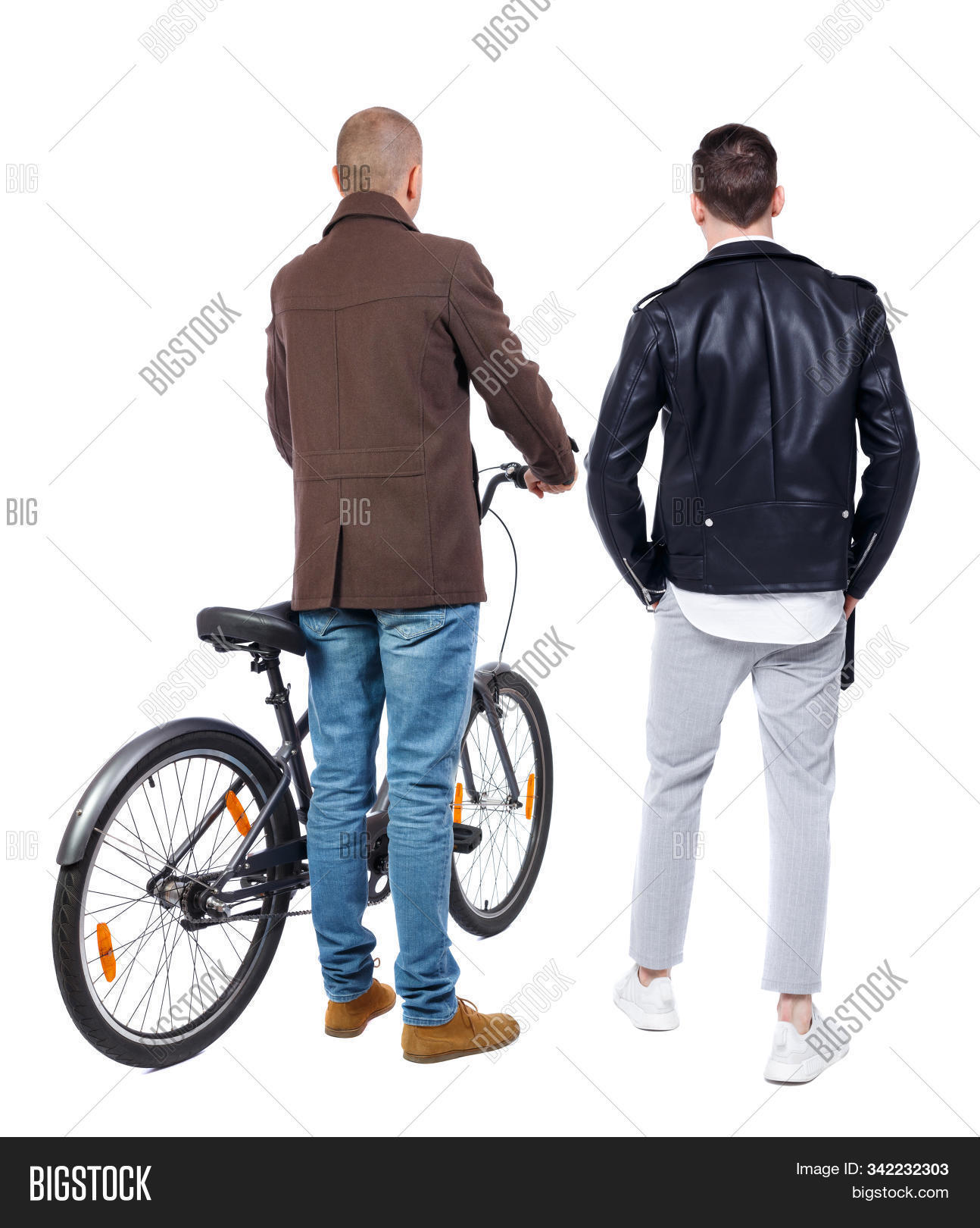Back View Two Man On Image & Photo (Free Trial) | Bigstock