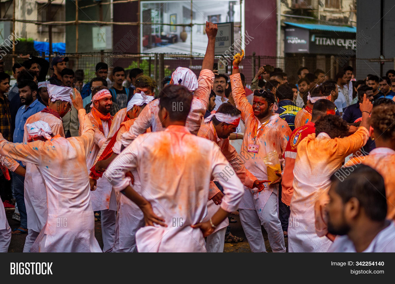 Devotees Dancing Bid Image & Photo (Free Trial) | Bigstock