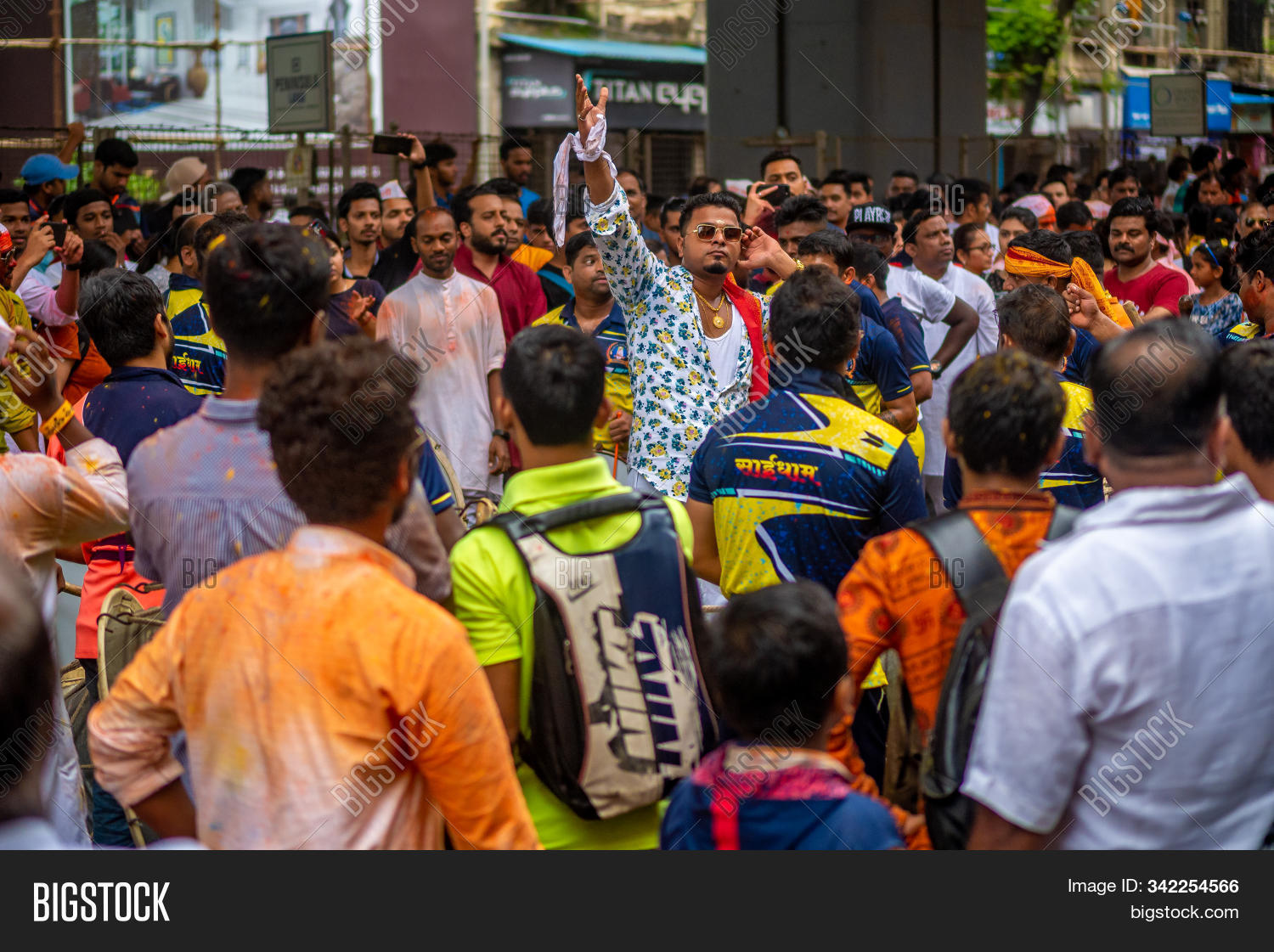 Devotees Dancing Bid Image & Photo (Free Trial) | Bigstock