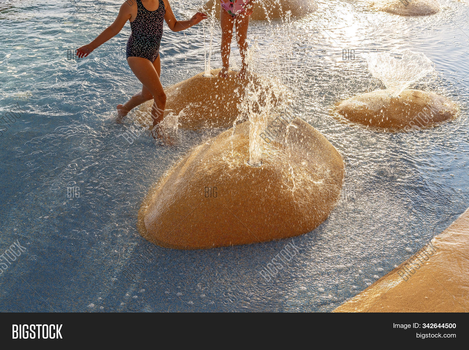 Children Playing Water Image & Photo (Free Trial) | Bigstock