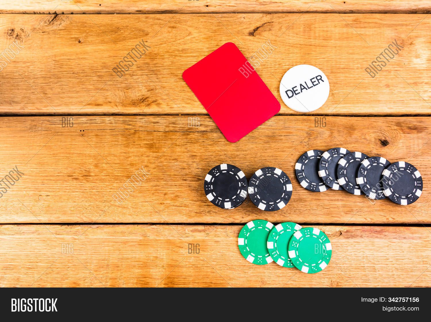 Stacks Poker Chips On Image & Photo (Free Trial) | Bigstock