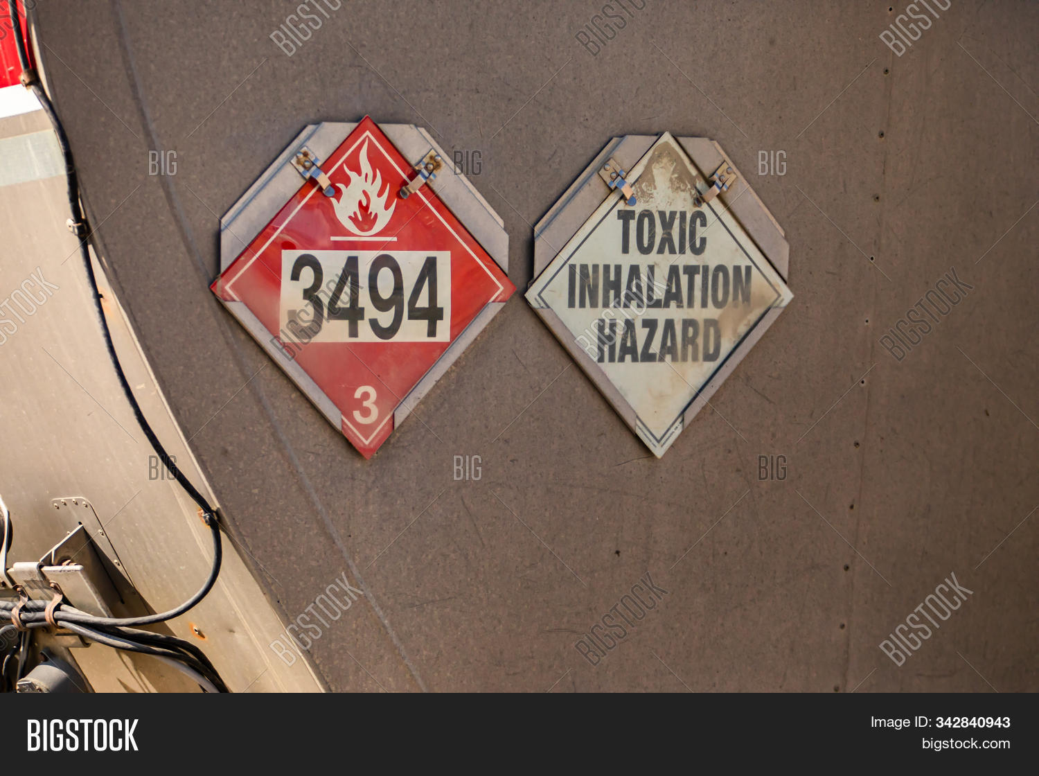 Close On Red Fire Sign Image & Photo (Free Trial) | Bigstock