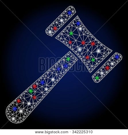 Flare White Mesh Law Vector & Photo (Free Trial) | Bigstock